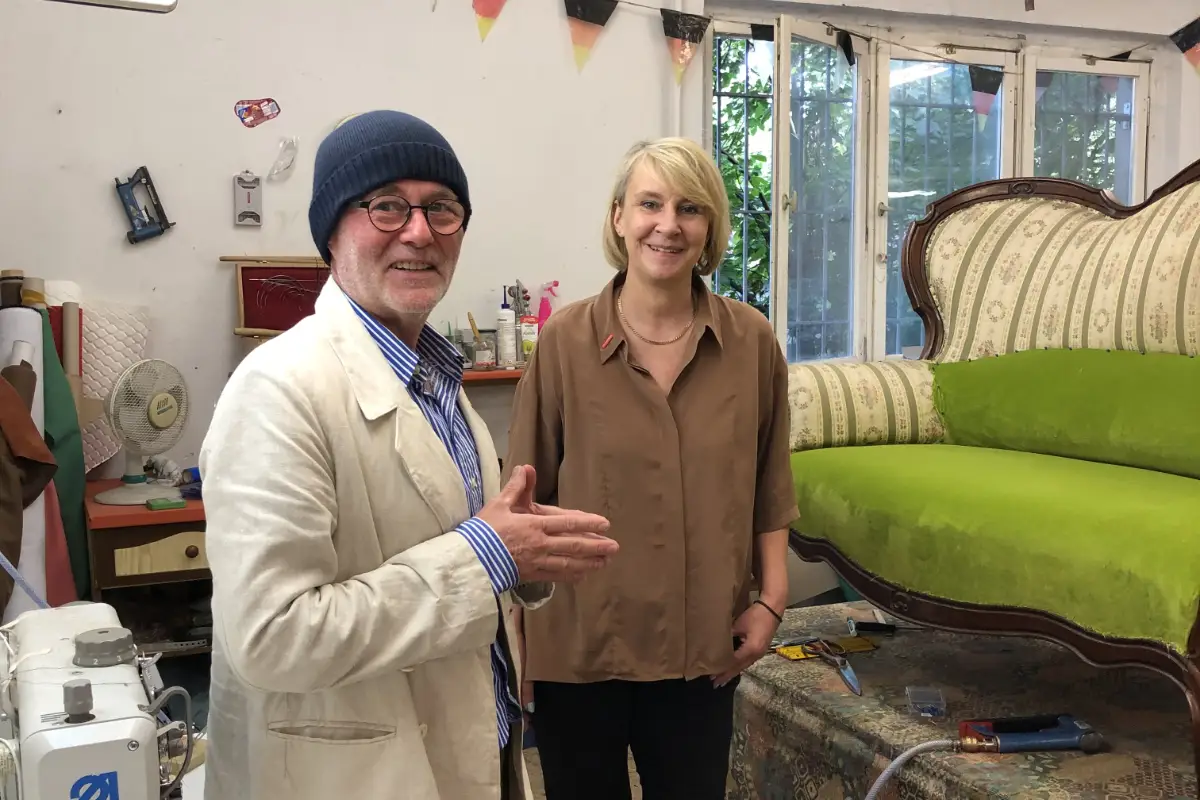 Möbelstoffe in vielen Farben - mit grünem Charakter - Carola Zarth